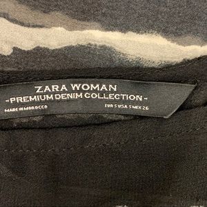 Zara | Dresses | Zara Woman Dress Maxi Rn7732 Black Size S | Poshmark